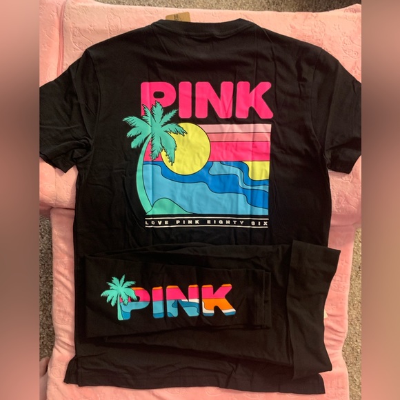 PINK Victoria's Secret | Tops | Vs Pink New Drop Not Released Palm ...